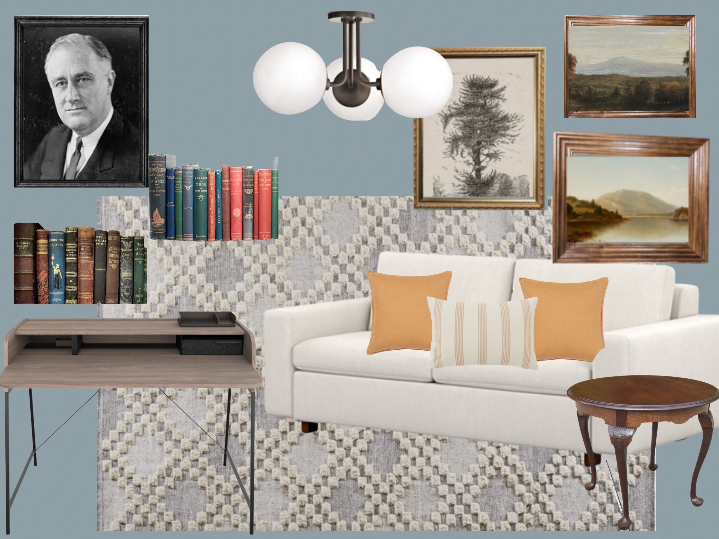 Giving My Dad's Home Office a Makeover - Hattie Kolp